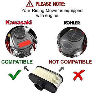 HQRP Filter Cartridge Compatible with Toro Z4235 Z5035 SS4260 MX4260 SS5000 SS5060 MX5060 TimeCutter Zero Turn Mower