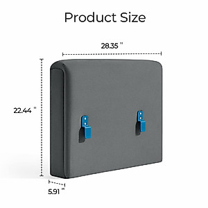 LINSY HOME Armrest Module for Modular Sectional Sofa Couch, A Pair of Couch Armrests to Extend or Update Your Sofa, Wide Track Arm, Dark Gray