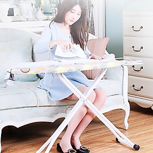 Ironing Board, Non-Slip Foldable Ironing Stand, Ironing Board with Iron Rest Features, Extra Wide Countertop Ironing Board, Adjustable Height, Home Ironing Board