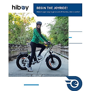 Hiboy Electric Bike x2(Black x1, White x1), 500W Motor (9600W Peak), 720WH Removable Battery, 25MPH Top Speed, 20"x4.0" Fat Tire E-Bike