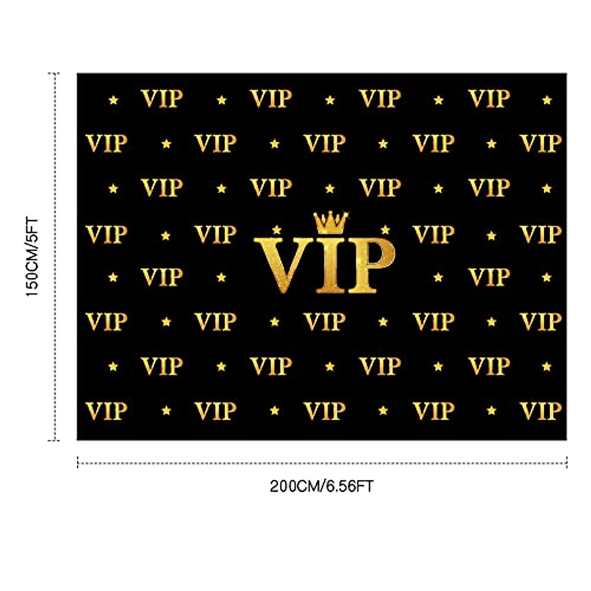 6.5 x 5 ft VIP Photography Backdrop Red Carpet Backdrop Film Movie Banner Paparazzi Props Party Accessory and Runner Red Carpet Runner 2.6 x 15 ft with Carpet Tape for Theme Party Decorations