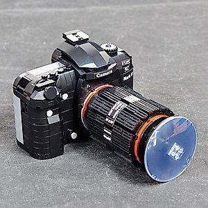 Uvini Adult Building Set, Building Blocks Camera, DIY STEM Toys, Best Gift for Adult, Teens, Collectible Model Digital Camera to Build 813pcs