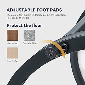 Miereirl Round Nesting Coffee Table Set 2 for Living Room Bedroom Office Side End Tables Sturdy Metal Frame and Faux Marble Table Top White Grey