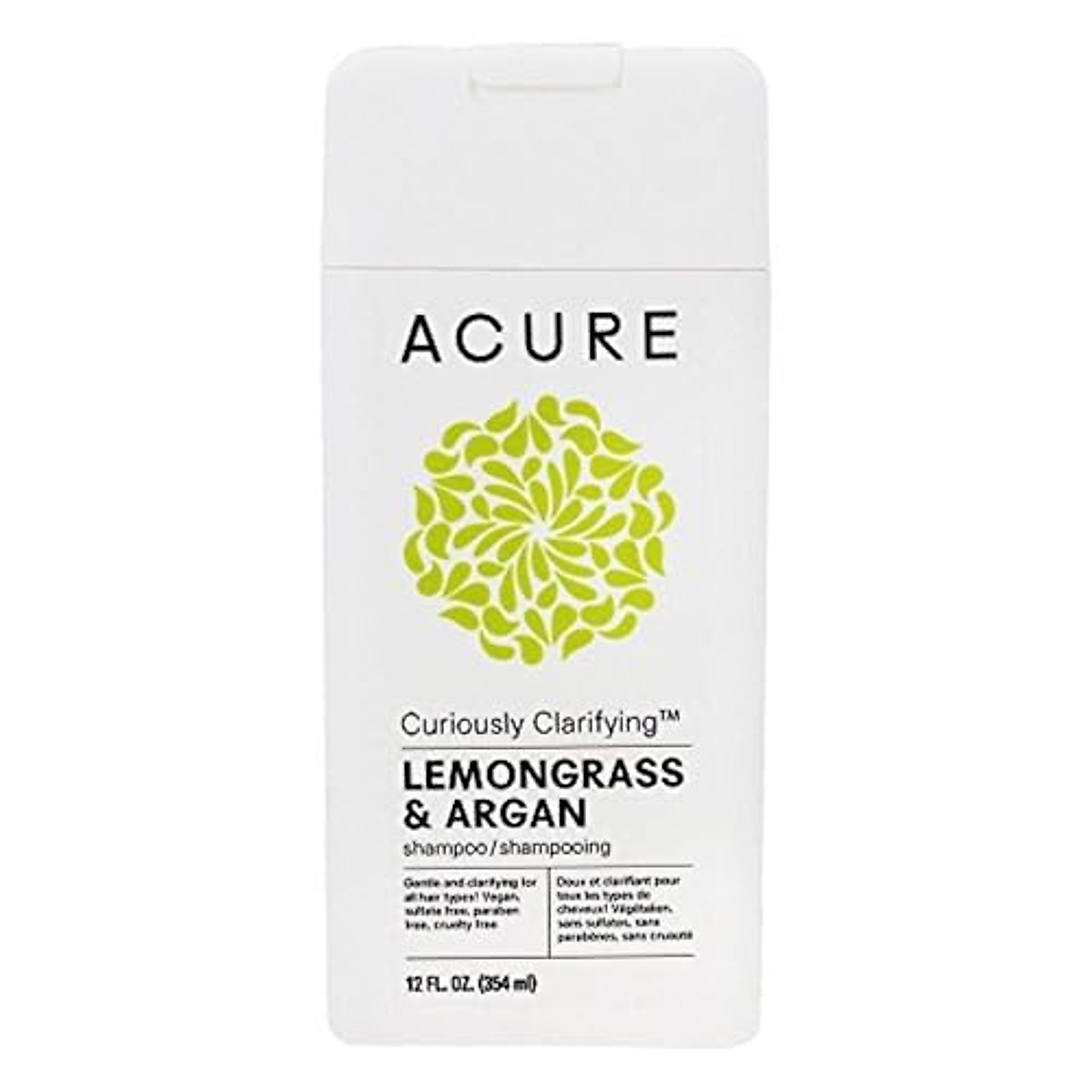 Acure Curiously Clarifying Shampoo With Lemongrass & Argan, 12 Oz