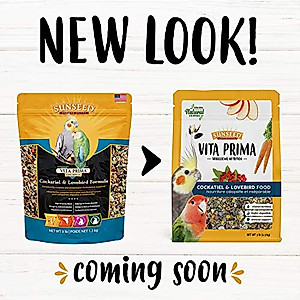 Sunseed 49030 Vita Prima Sunscription Cockatiel And Lovebird Food - High-Variety Formula, 3 LBS