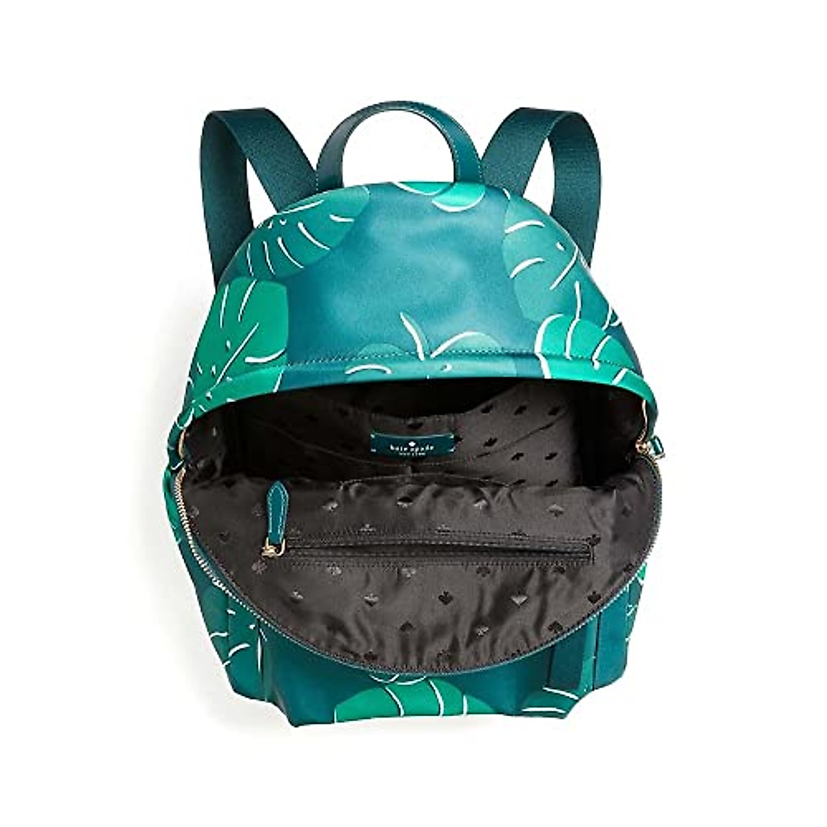 Kate Spade New York Chelsea Medium Nylon Backpack, Monstera Leaves Multi