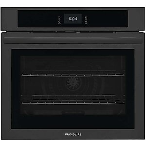 Frigidaire 30" Black Single Electric Wall Oven With Fan Convection - FCWS3027AB