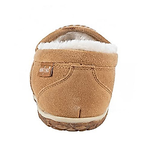 Minnetonka Womens Tempe Moccasin Slippers, Cinnamon, Size 8