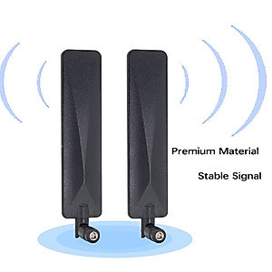 CORONIR 4G LTE Antenna 10dBi RP SMA Cellular Antenna Compatible with 4G LTE Wireless CPE Router Hotspot Cellular Gateway Industrial IoT Router Trail Wireless Camera Security - 2Pack