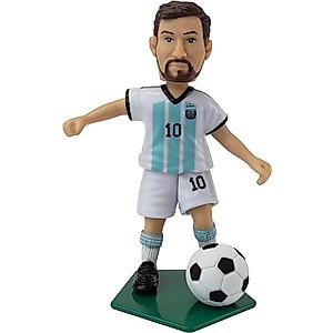 Maccabi Official Lionel Messi Argentina National Team Soccer Action Figure, 4.5” H x 3.5” W x 1.5” D