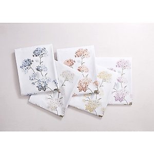 Melange Home Broderie Ensemble housse de couette Collection Hydrangea Embroidery Duvet Set (5 Color) Blue - Full - Queen