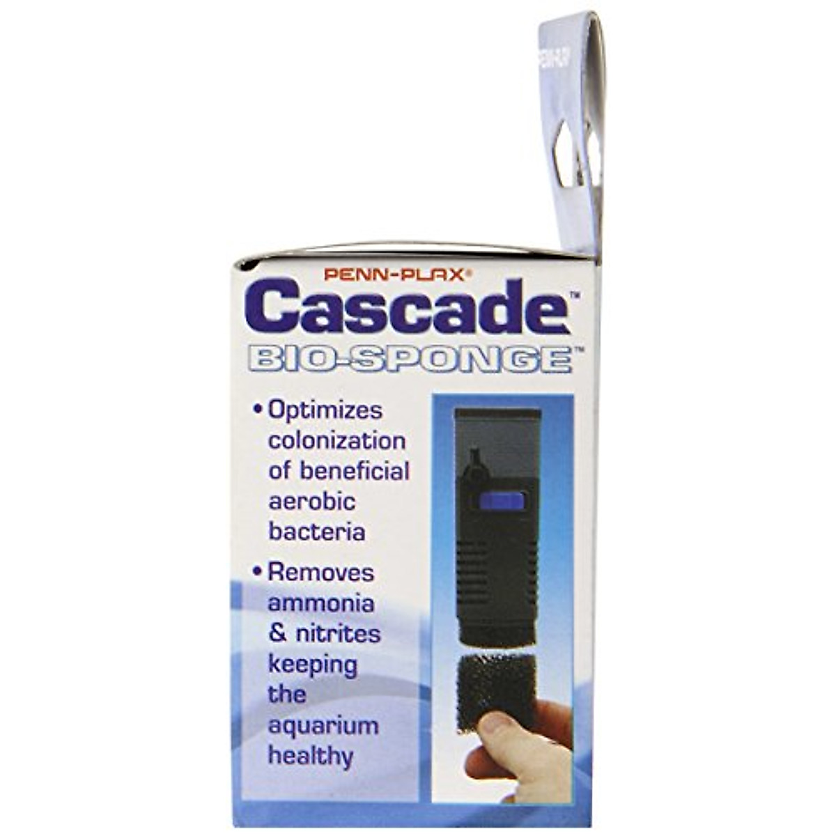 Penn-Plax Cascade 170 Filter Replacement Bio-Sponges (2 Sponges) – Provides Physical and Biological Filtration for Freshwater and Saltwater Aquariums