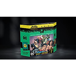 HRO DC Comics Unlock The Multiverse | Chapter 2: 8-Pack Premium Starter Box, Hybrid NFT Trading Cards, 58 Trading Cards Pack (10035891-0001)