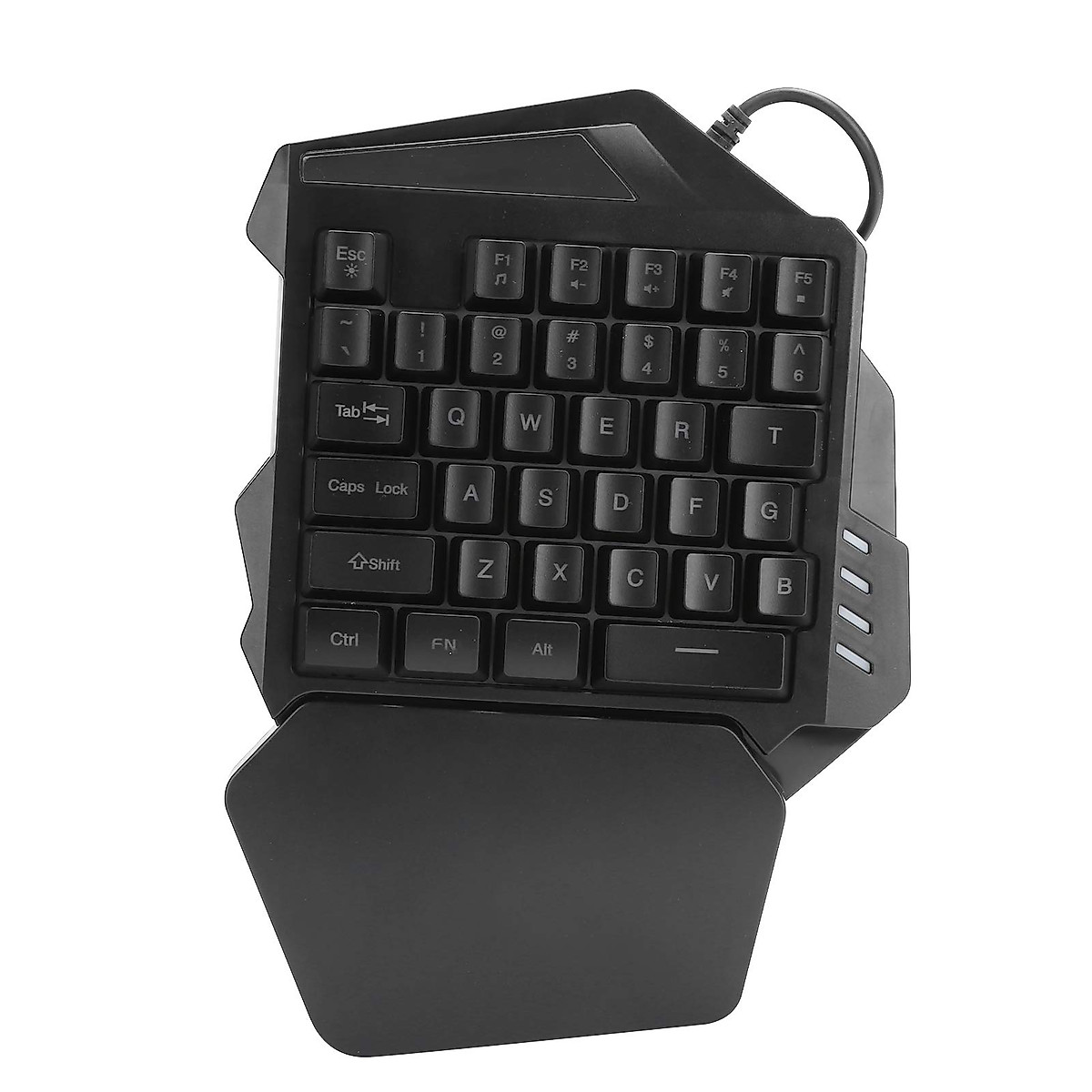 214 Gaming Keyboard,35 Keys Wired Ergonomic One?Handed Mechanical Keyboard,Plug and Play USB PC Game Keyboard with RGB Backlit,for Win2000/Win8/Win XP/Vista/for Android