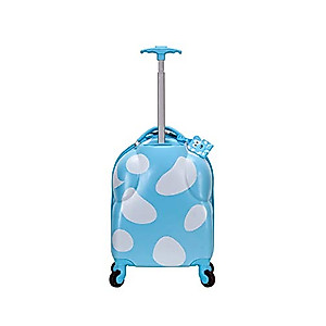 Rockland Jr. Kid's My First Luggage - Hardside Spinner Luggage, Puppy, Carry-On 16-Inch