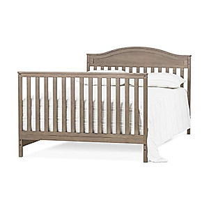 Child Craft Sidney 4-in-1 Convertible Crib, Baby Crib Converts to Day Bed, Toddler Bed and Full Size Bed, 3 Adjustable Mattress Positions, Non-Toxic, Baby Safe Finish (Dusty Heather)