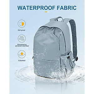 UPPACK Backpack For Women Aesthetic Blue Backpack For Men Lightweight Gym Backpack Bag Casual Daypack Laptop Backpack College