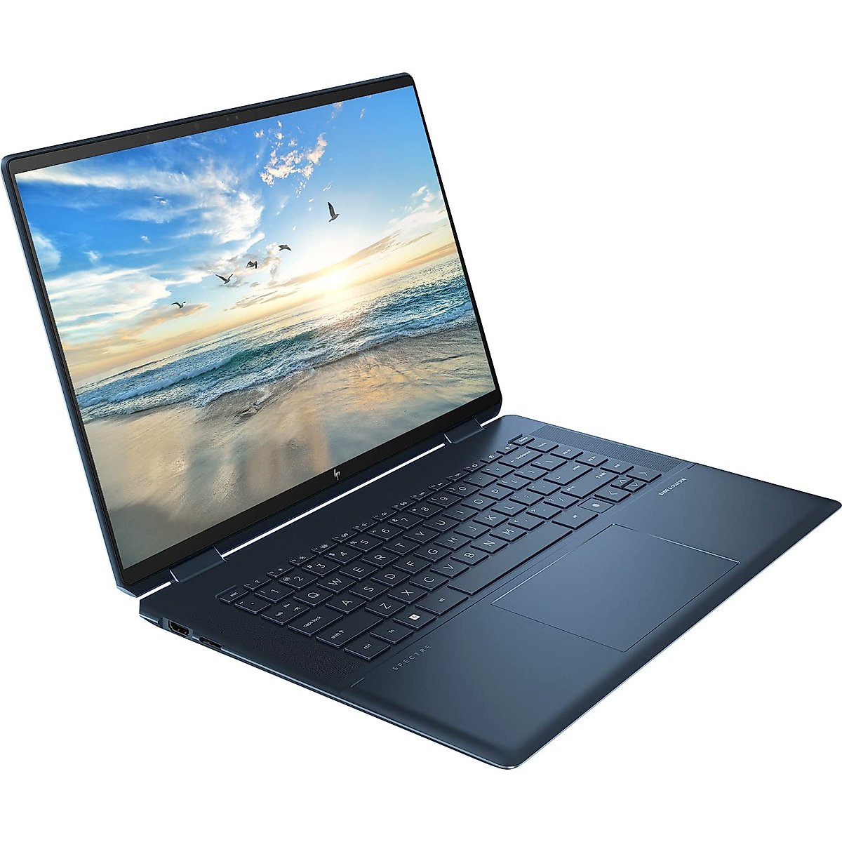 HP Spectre x360 2-in-1 Laptop, 16" 3K+ (3072 x 1920) Touchscreen, 12th Gen Intel Core i7-12700H 14-Core Processor, 16GB RAM, 512GB SSD, Backlit Keyboard, Windows 11 Home, MPP 2.0 Tilt Pen Included
