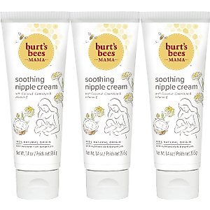Burts Bees Mama Soothing Nipple Cream with Coconut, Calendula and Vitamin E, 100% Natural Origin, 1.4 Ounces