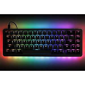DROP ALT Mechanical Keyboard — 65% (67 Key) Gaming Keyboard, Hot-Swap Switches, Programmable Macros, RGB LED Backlighting, USB-C, Doubleshot PBT, Aluminum Frame (Cherry MX Brown RGB, Gray)