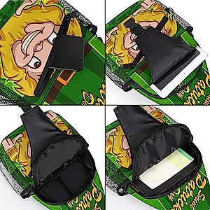 Saint Patrick's Day Sling Backpack St. Patrick's Day Crossbody Bag Hiking Backpack Casual Daypack