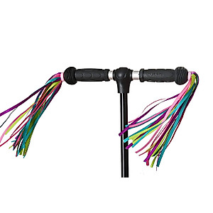 Paliston 1 Pair (2pcs) Bike Handlebar Streamers Scooter Grips Streamers Tassel Ribbons for Boys Girls Style 4