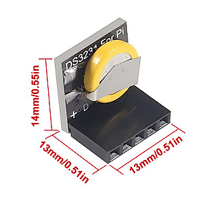 AITIAO 4pcs DS3231 High Precision RTC Real Time Clock Module 3.3V/5V for Raspberry Pi