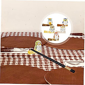 Luxshiny 10 Pcs Ceramic Chopstick Rest Fork Rest Pottery Chopstick Holders Animal Chopstick Holder Pretty Chopstick Holders Animal Decor Kitchen Chopstick Rest Chopsticks Bracket Ceramics