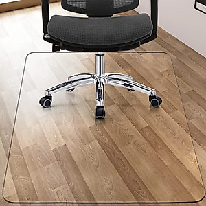 Heavy Duty Chair Mat,Floor Protector,1/5" Thick,48"x36",Can be Used on Hardwood Floors or Carpets,Non-Slip Not Stuck Wheels,Easy to Clean