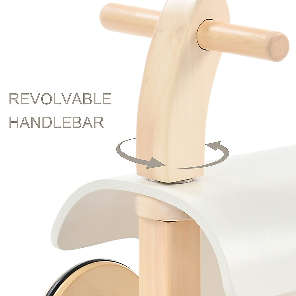 labebe Kids Ride On Toys for 1+ Year Old, Baby Balance Walker Car Toddler Wooden Ride-On Toy with Wheels, Children Push Walker Toy/Infant Riding Strollers for 12M+ Boys/Girls