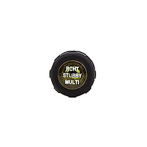 Klein Tools 32593 Multi-bit Ratcheting Screwdriver, 6-in-1 Stubby Tool with Phillips and Slotted Bits and 2 Nut Driver Sizes
