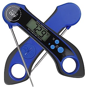 Kedoo Digital Meat Thermometers for Kitchen Cooking,Waterproof Instant Read Food Thermometer,Outdoor Cooking,Grilling Smoker,Deep Frying,Baking,BBQ_A2