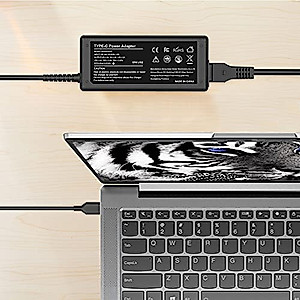 Chromebook Charger Universal 45W 65W USB C Laptop Charger fit Hp Lenovo Dell Samsung Asus Acer Google Chromebook Charger Replacemen Fast Charging Type C Travel Laptop Power Adapter