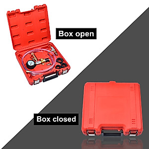 Prokomon Automotive Vacuum Cooling System Auto Car Radiator Coolant Refill & Purging Tool Gauge Kit
