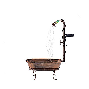 Solar Waterfall Light for Outdoor Solar Garden Patio Decor, Solar Watering Can with Cascading Lights, LED String Lights - Star Shower Solar Yard Art for Party