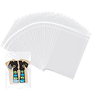 Yotelab Self Sealing Cellophane Bags,3x5 Inch Cello Bags, Resealable Cellophane Plastic Bags Self Adhesive for Packaging Gifts, Products,100 Pcs