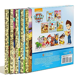 PAW Patrol Little Golden Book Library (PAW Patrol): Itty-Bitty Kitty Rescue; Puppy Birthday!; Pirate Pups; All-Star Pups!; Jurassic Bark!