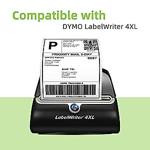 Anylabel Compatible 4" x 6" Direct Thermal Label Replacement for DYMO 1744907 Postage Address Shipping Compatible with Dymo 4XL, Rollo & Zebra Printer Permanent Adhesive (12 Rolls, 220 Labels/Roll)