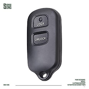XINXUSONG HYQ12BBX Car Key Fob Keyless Control Entry Remote HYQ12BAN 2 Button Vehicles Replacement Compatible with FJ Cruiser Echo Rav4 Tundra 89742-20200 89742-0C020