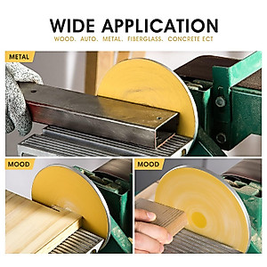 100 PCS PSA Sanding Discs 6 Inch 320 Grit Adhesive Backed Sandpaper Roll Sticky-Back Sandpaper for DA Sander Self Stick Aluminum Oxide Round Automotive Sandpaper with Sticky Back