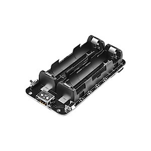 diymore 1865O Battery Holder Double Li-ion V8 Battery Shield Micro USB 5V/3A 3V/1A Power Bank Battery Charging Module for Raspberry Pi and Arduino ESP32 (2 Holders)