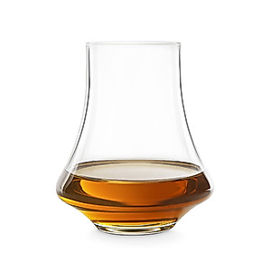 Final Touch Revolve Spinning & Rotating Spirits Tasting Glass for Whiskey, Gin, Rum, Tequila & Other Spirits (LFG4141)