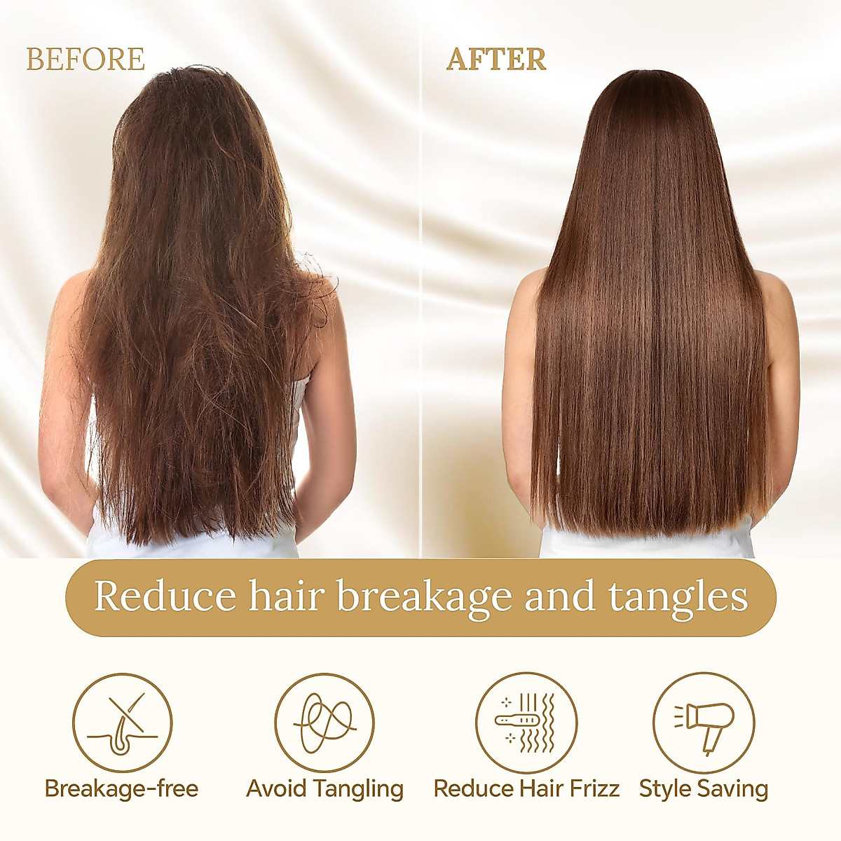 INFIIXSO Mulberry Silk Pillowcase for Hair and Skin, Silk Pillow Cases Standard Size Set of 2 with Hidden Zipper 20x26 Inches, Ultra Smooth Cooling Pillow Cases for Hot Sleepers(Light Grey,2 Pack)