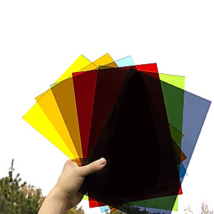 6 Pack 8 x 12 Colored Cast Acrylic Sheet，1/8" Translucent Plexiglass Sheet，Colored Plastic Sheet…