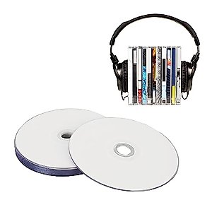 Mini Recordable Blank DVD R Discs Disk, 4.7GB 16X High Speed Blank DVDs for Burning Video，DVD Discs Blank, Recordable DVDs for Music Video Photos(10 PCS)