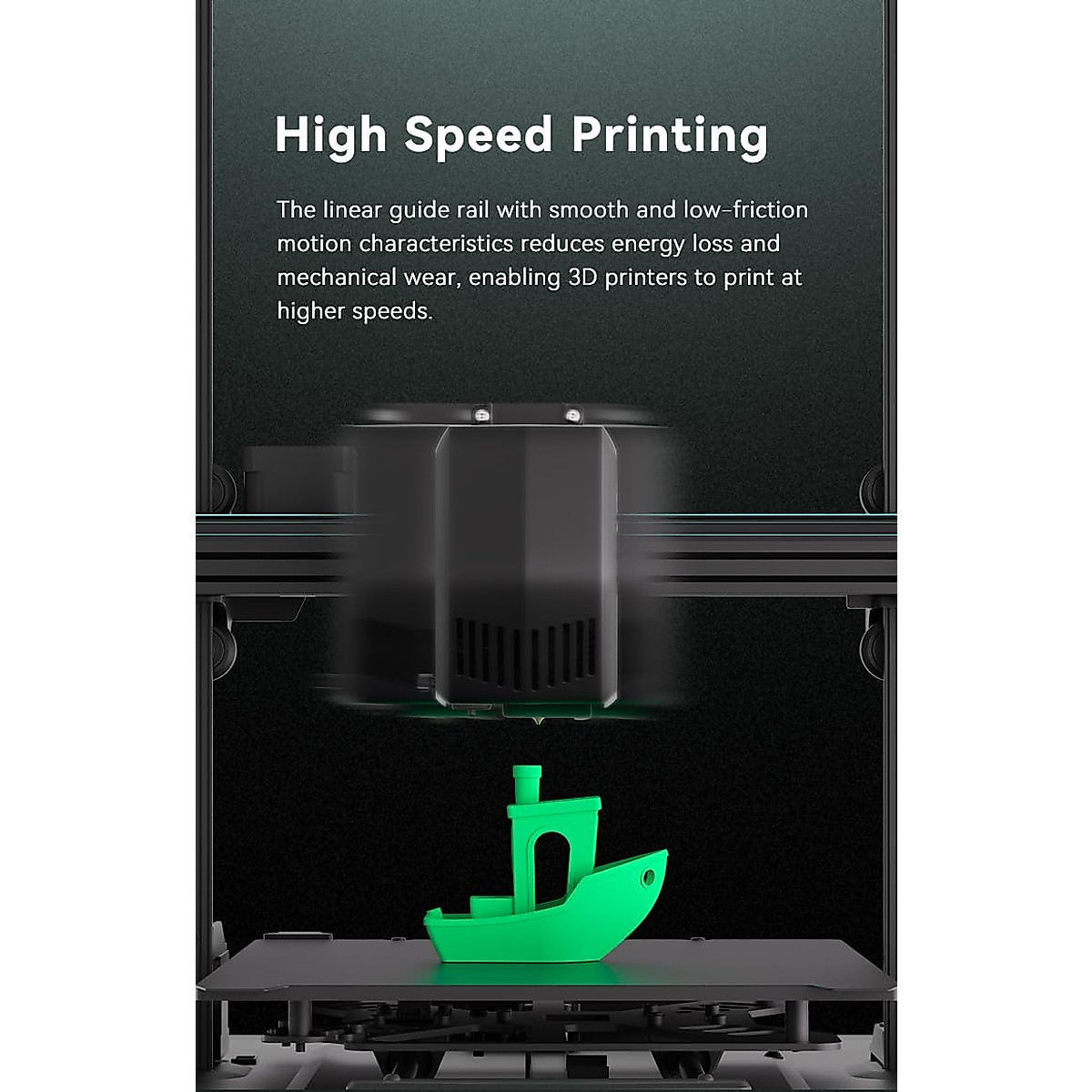 Creality Upgraded Ender-3 V3 SE Linear Rail Guide Kit, Linear Guideway - High Precision, High Speed Printing, and Long Service Life - Easy to Modify, Compatible with Ender-3 V3 SE