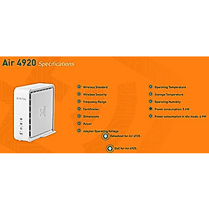 AT&T Air 4920 Airties Smart Wi-Fi Extender - White