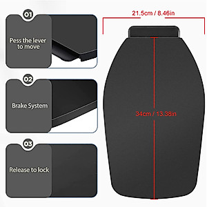 Upgrade Mixer Slider for KitchenAid Stand Mixer 4.5-5 Qt, Kitchen Appliance Sliding Tray Mixer Mover Mixer Mat with Smooth Rolling Wheels for Tilt-Head Stand Mixer, KitchenAid Artisan Tilt-Head Mixer