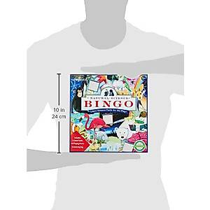 eeBoo: Natural Science Bingo Game, for 2 to 4 Players, Learn Science Facts as You Play, for Ages 5 and up, Includes Cloth Bag for Holding Tiles
