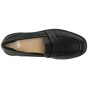 Dr. Scholl's Shoes Women's Vibrant Loafer, Black Synthetic, 9.5
